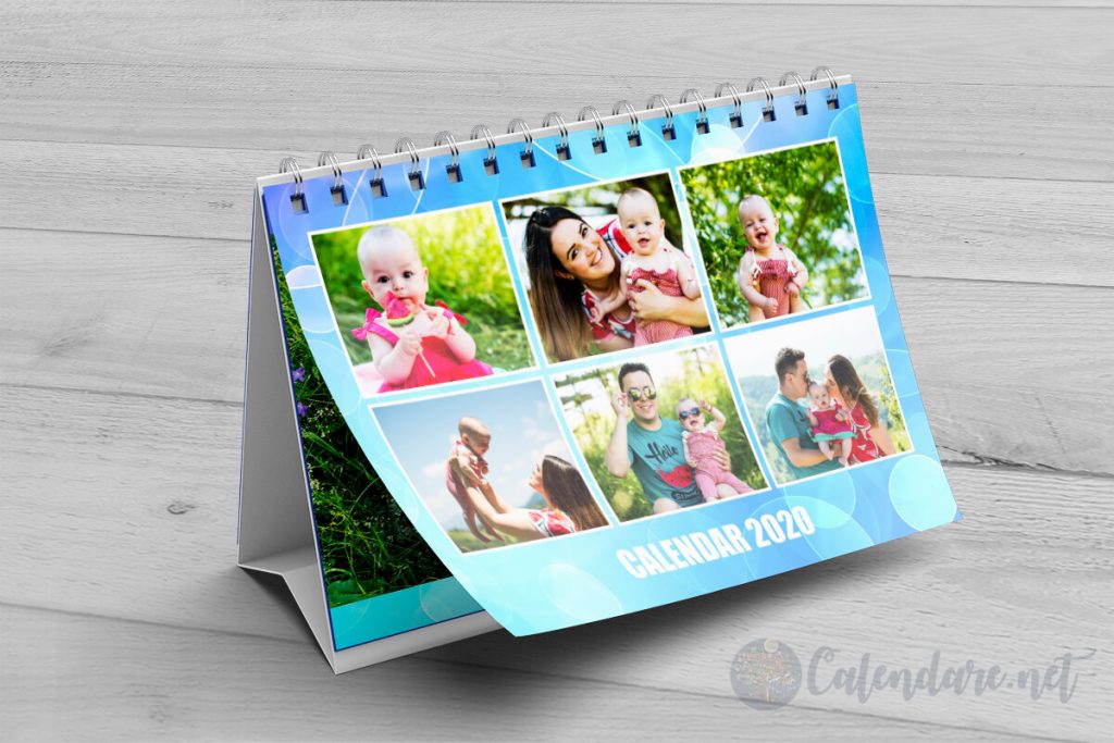 Calendar de birou personalizat - Model 2, Calendare personalizate