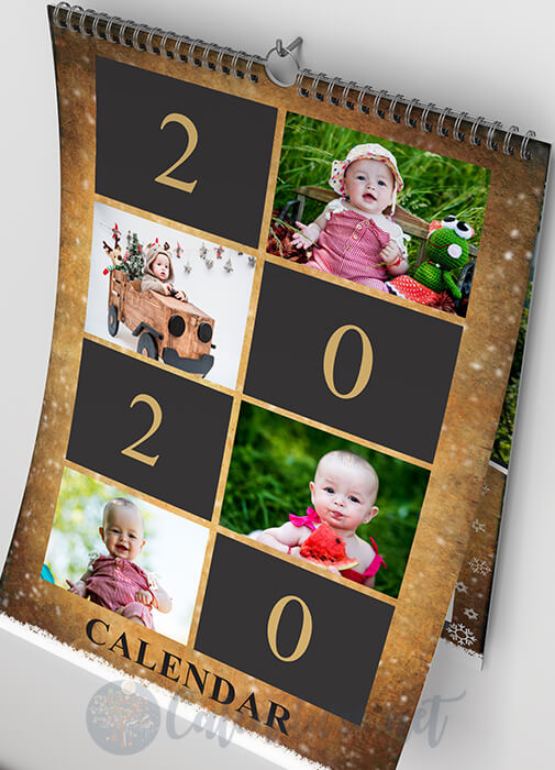 Calendar de perete personalizat - Model 08 - Calendare Personalizate