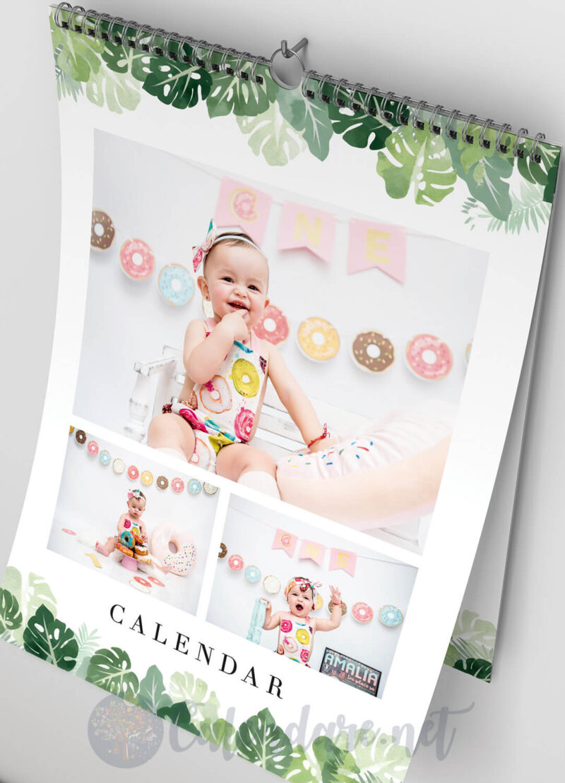 Calendar de perete personalizat - Model 02, Calendar personalizat